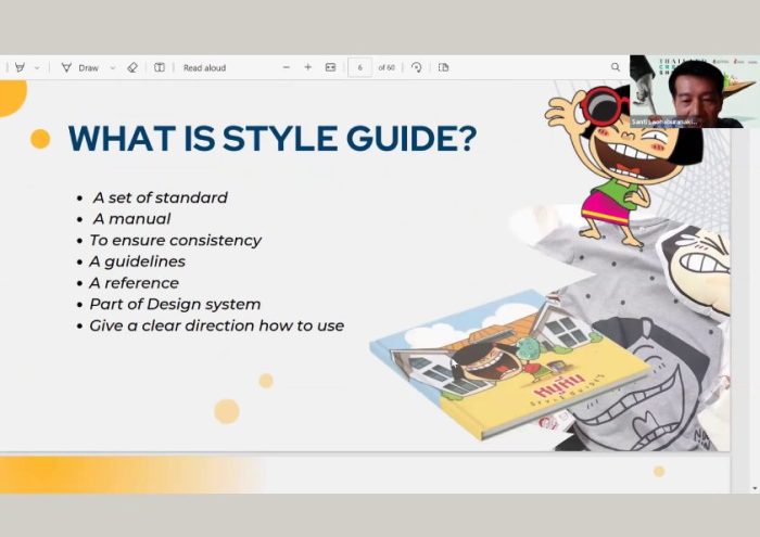 คุณสันติ เลาหบูรณะกิจ Talk & Seminar "Style Guide : A basic tool for ...